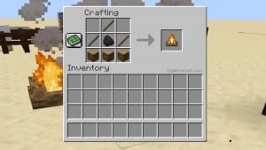 How to Make a Campfire in Minecraft?