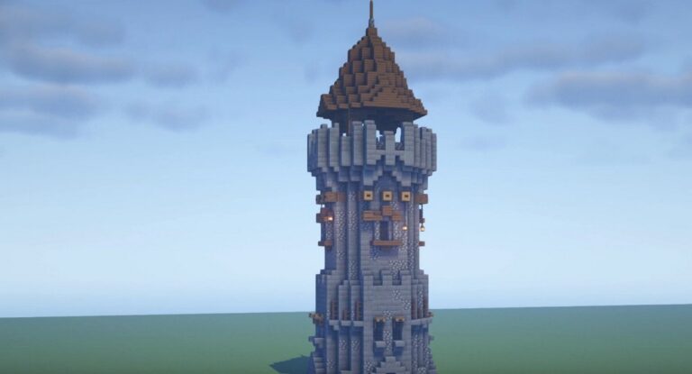 15 Best Minecraft Tower Blueprints To Try in 2023