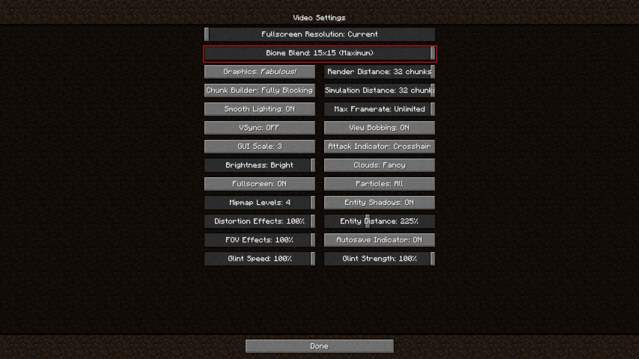 Minecraft: Here's What Biome Blend Setting Is (& How It Affects Your FPS)