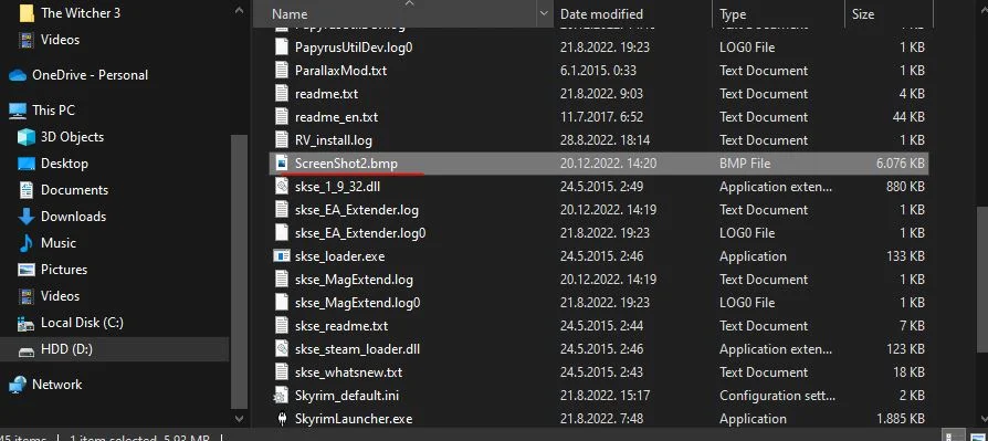 Here Is Where Skyrim Saves Screenshots